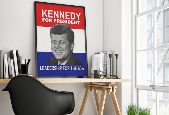 Kennedy for President Original Poster JFK Print John F - Etsy