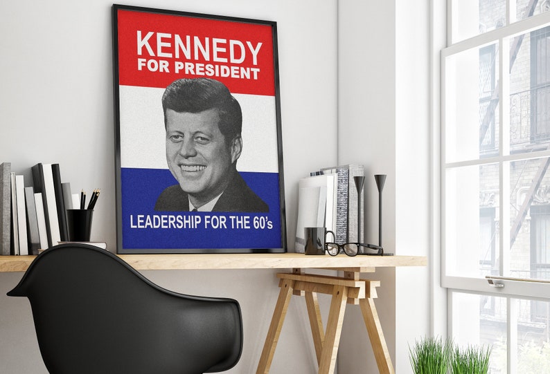 Kennedy for President Original Poster JFK Print John F - Etsy