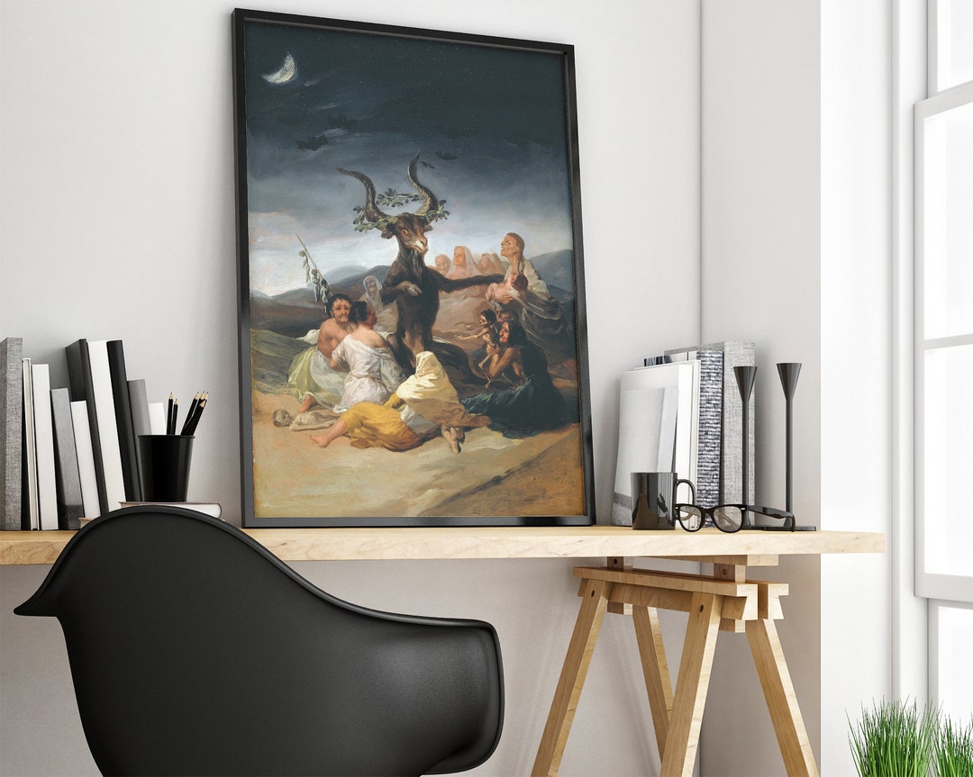 Francisco Goya Witches of Sabbath Print Poster, Antique Painting ...
