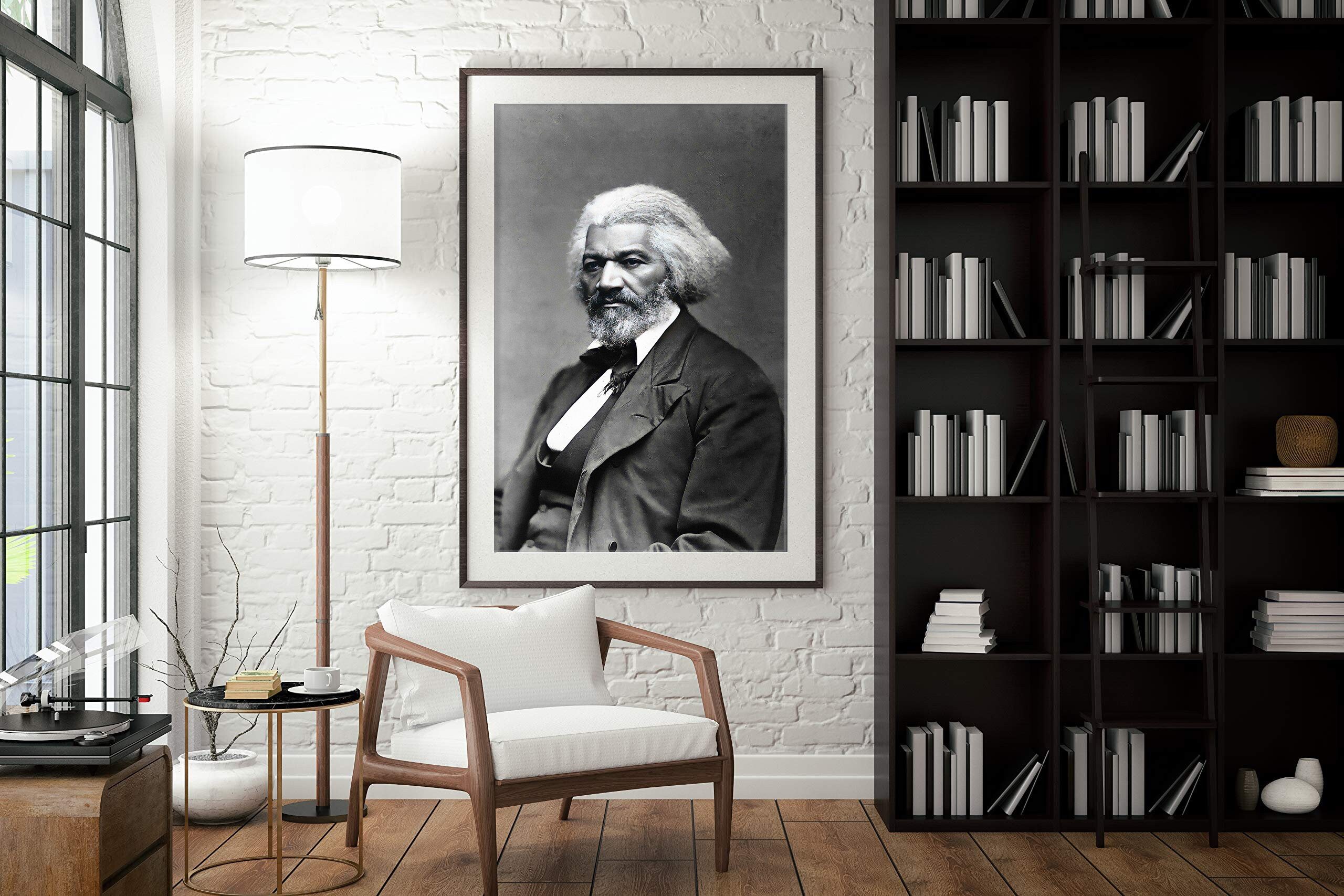 Frederick Douglass Poster, Black and White, Vintage Wall Art, Frederick ...