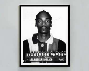 Mugshot Poster, Black and White, Celebrity Mugshot, Vintage Photo ...