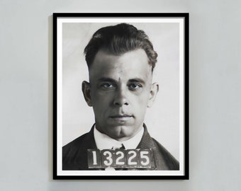 Mugshot Poster, Black and White, Celebrity Mugshot, Vintage Photo ...