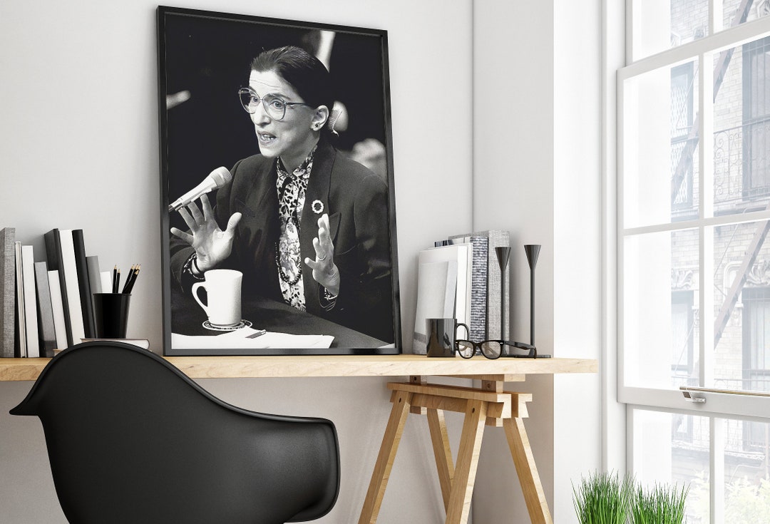 Ruth Bader Ginsburg Wall Art, Rbg Poster, Feminist Poster, Civil Rights ...