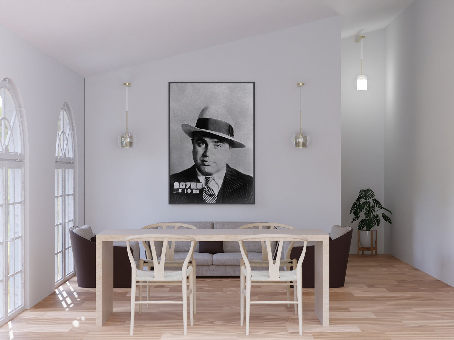 Al Capone Poster, Al Capone Print, Celebrity Mugshot, Mugshot Poster ...