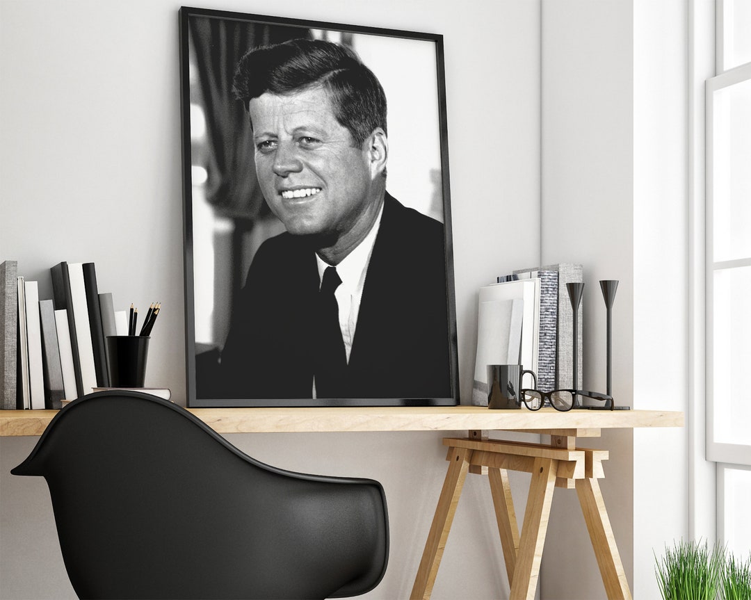 John F Kennedy Poster, Vintage Print, Jfk Poster, Political Poster ...