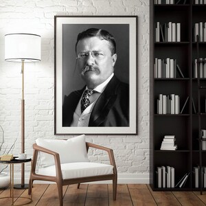 President Theodore Roosevelt Poster, Vintage Wall Art Print, Political ...