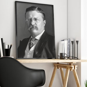 President Theodore Roosevelt Poster, Vintage Wall Art Print, Political ...
