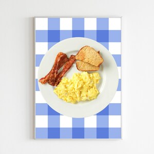 Ron Swanson Breakfast Poster, Parks and Recreation Print, Funny Kitchen ...