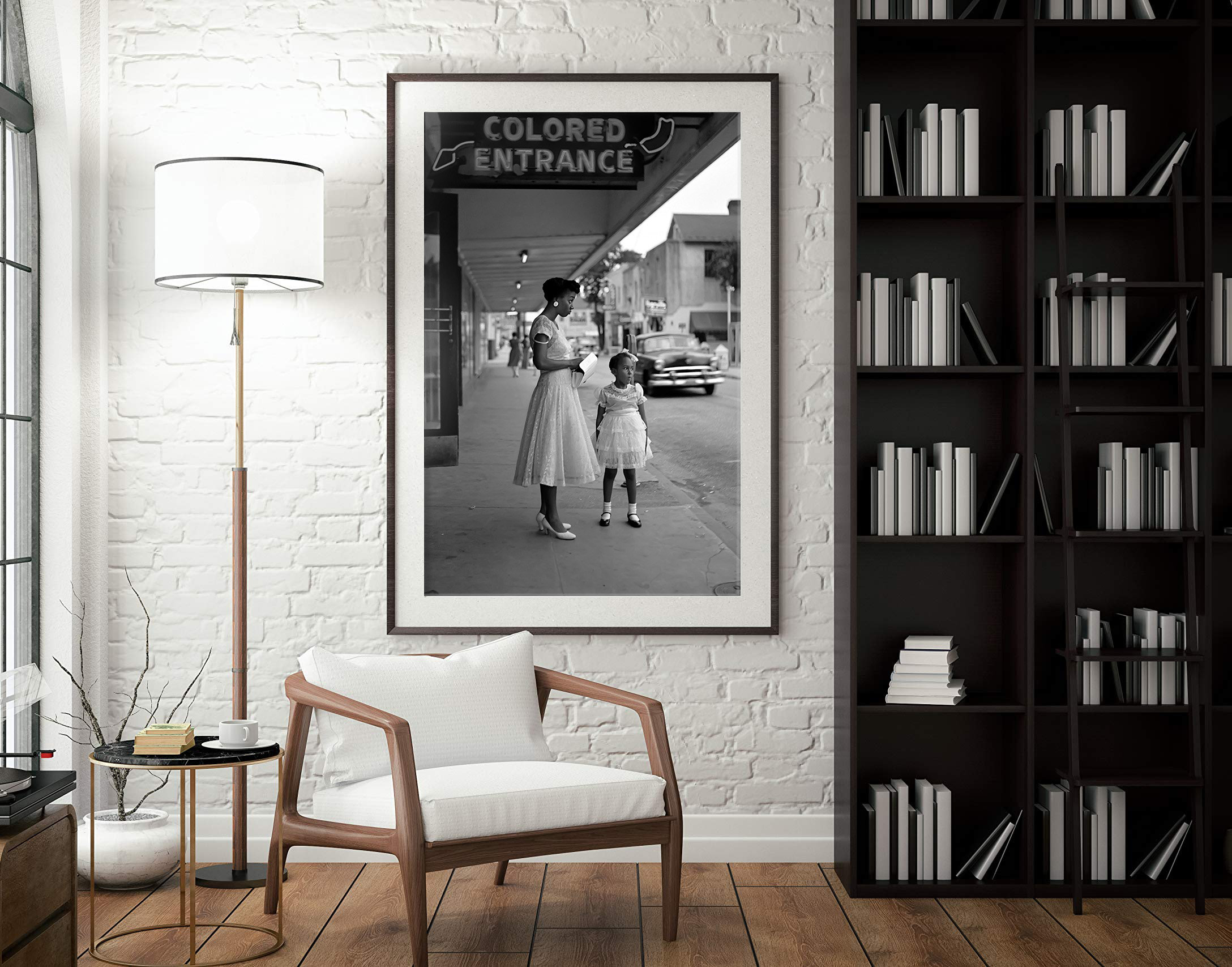 Department Store Segregation Print Black and White Vintage - Etsy