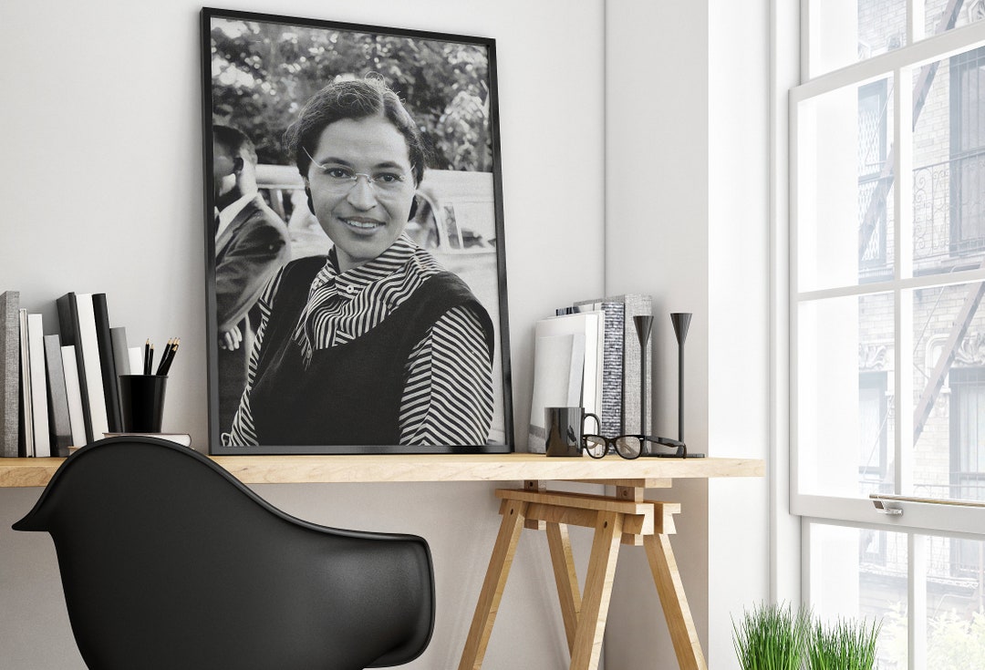 Rosa Parks Poster Vintage Wall Decor Civil Rights Poster - Etsy