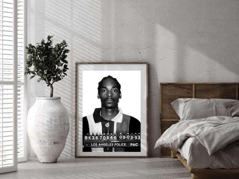 Mugshot Poster, Black and White, Celebrity Mugshot, Vintage Photo ...