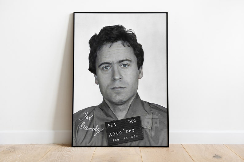 Mugshot Poster Black and White Celebrity Mugshot Vintage - Etsy