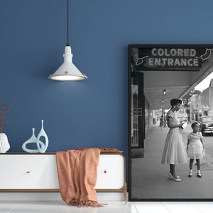 Department Store Segregation Print, Black and White, Vintage Photo ...