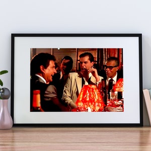 Goodfellas Poster, Funny Wall Art, Bar Cart Print, Retro Movie Poster ...