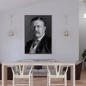 President Theodore Roosevelt Poster, Vintage Wall Art Print, Political ...
