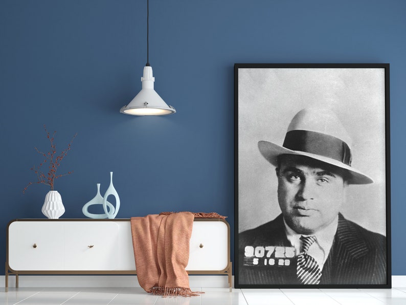 Al Capone Poster, Al Capone Print, Celebrity Mugshot, Mugshot Poster ...