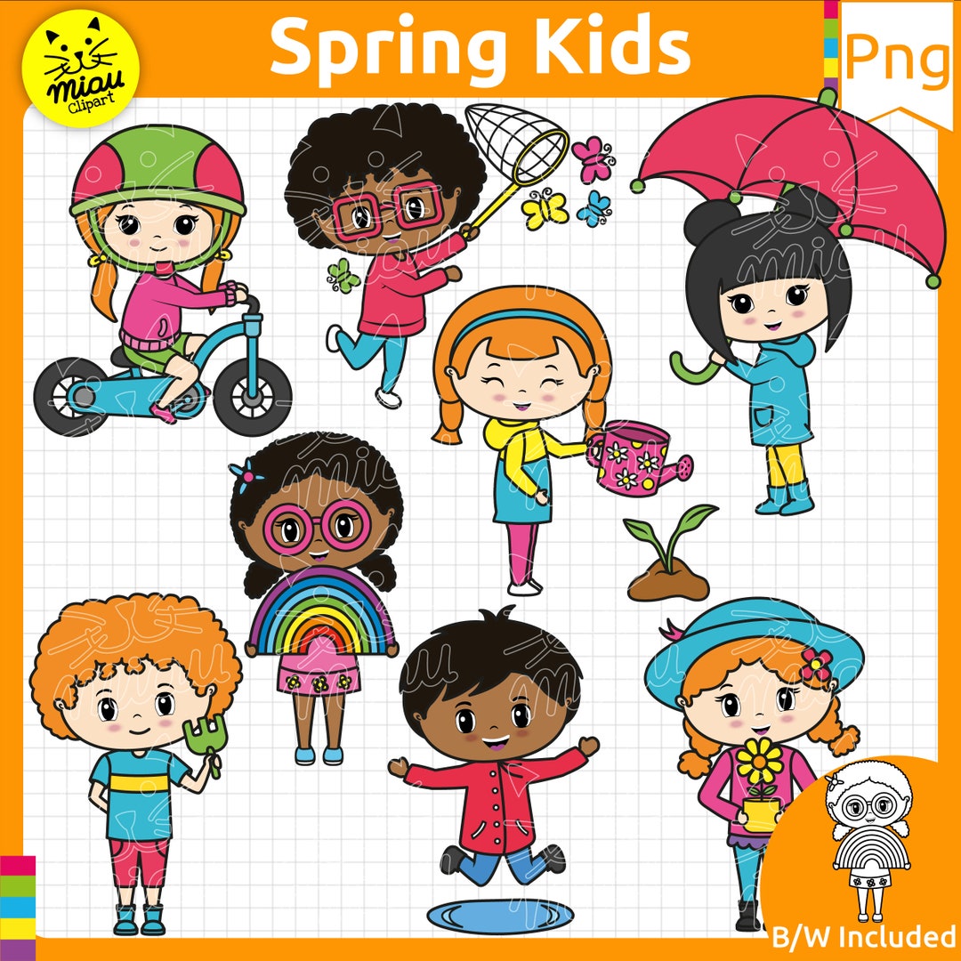 Plants 2D Shapes Clipart Spring Garden Earth Day - Etsy