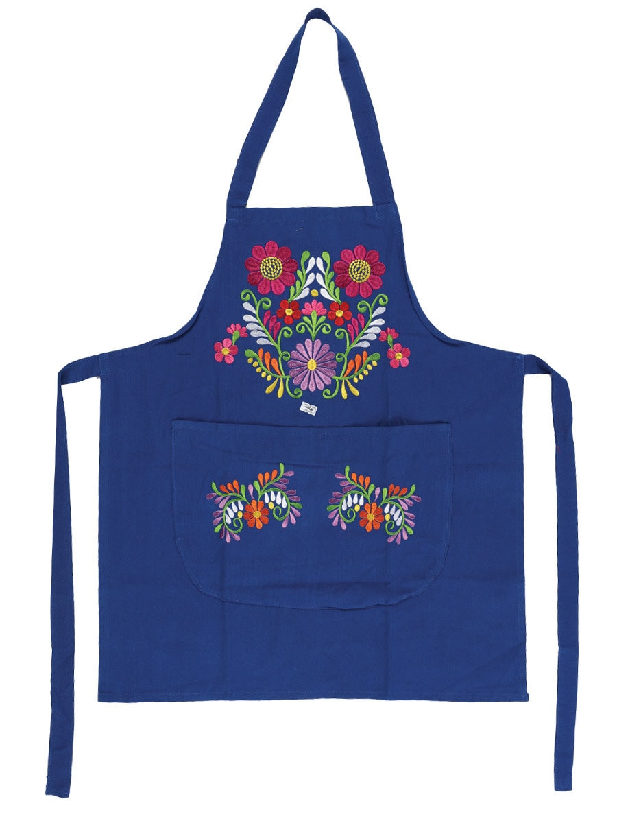 Mexican Aprons - Embroidered Aprons - Artisanal Aprons - Mandil ...