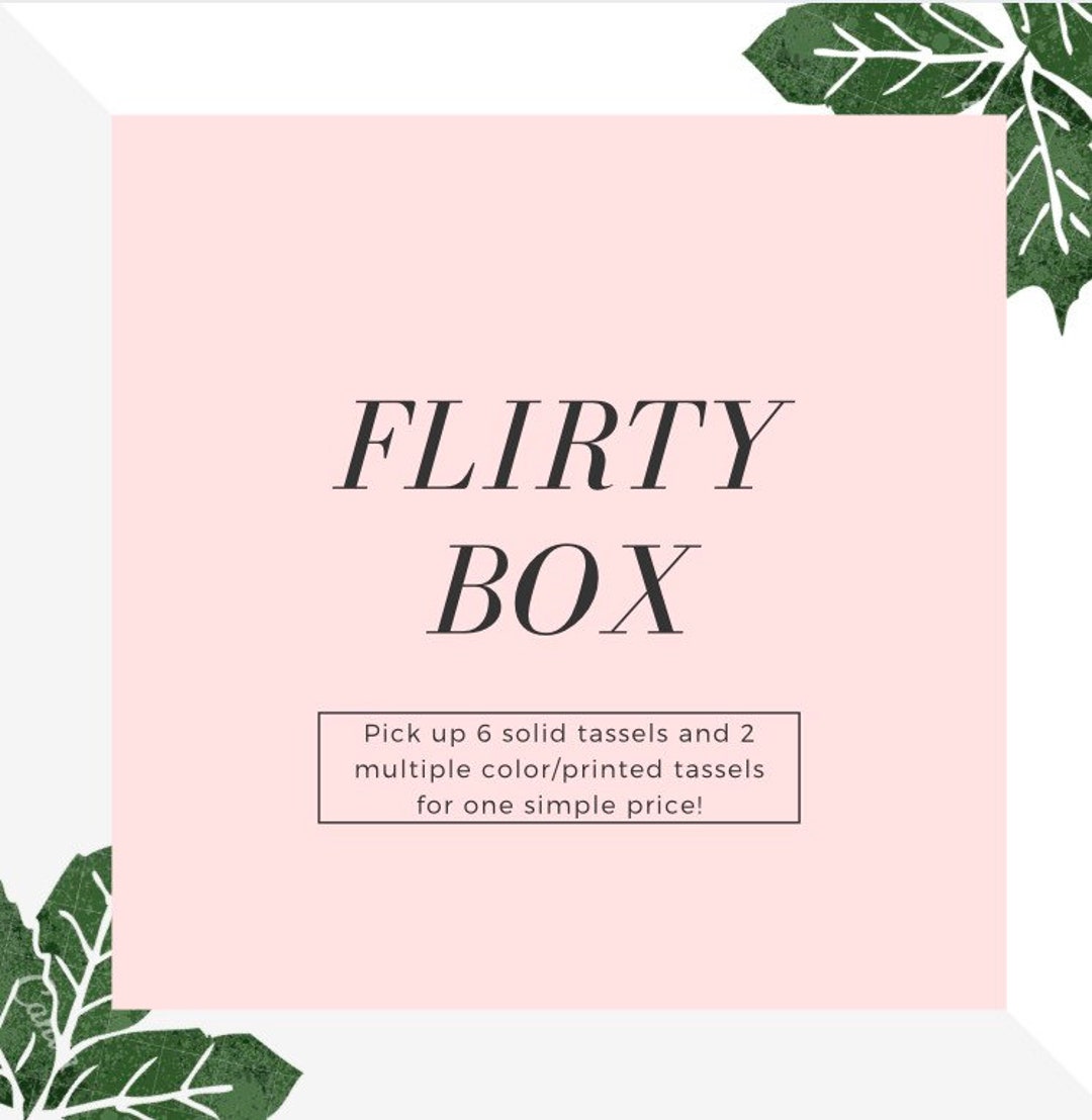 Flirty Box put 6 Solid Colors and 2 Special Colors in the Notes Section ...