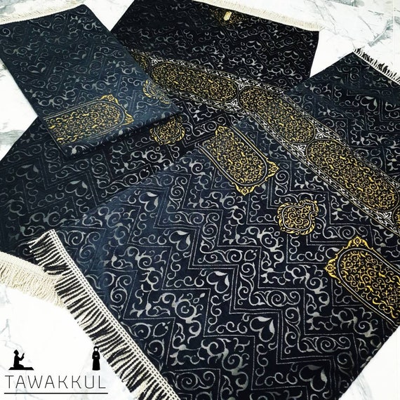 Islamic Gifts Premium Padded Kabah Themed Rug Kiswah - Etsy UK