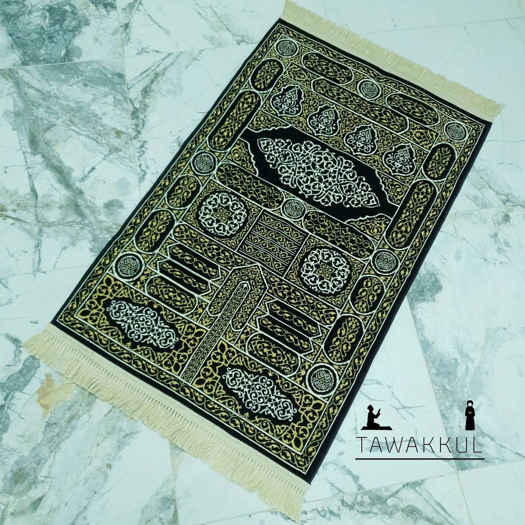 Royal Kabah Themed Premium Prayer Mat With Cream Tassles - Etsy