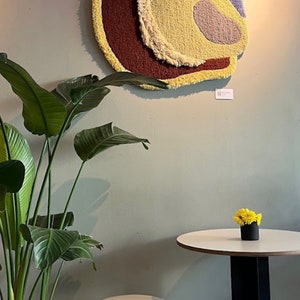 Modern Rug, Wall or Floor Rug, Tufted Wall Rug, One of a Kind Textil ...