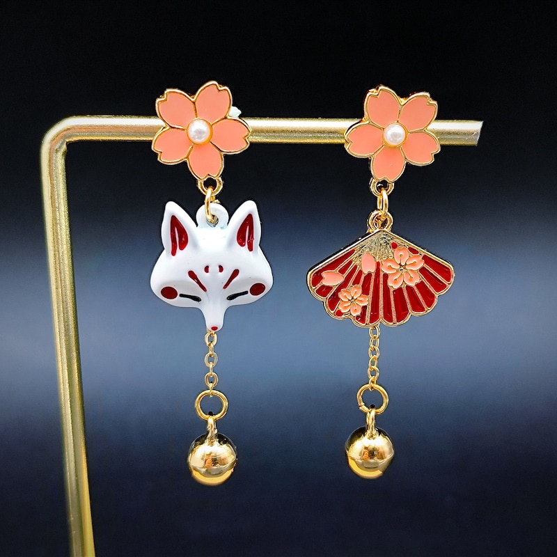 Japanese Foxes - Etsy