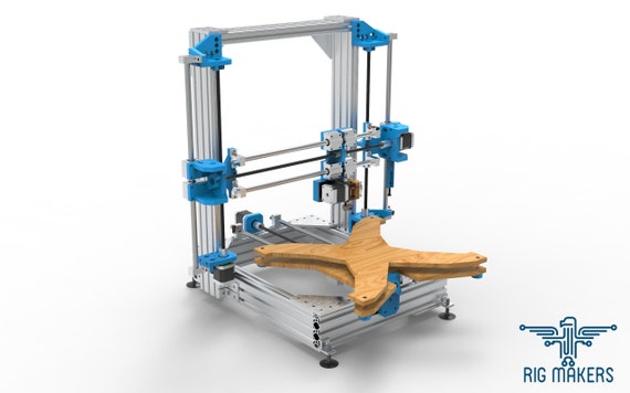 Digital 3D printer design with milling option with dxf files. | Etsy