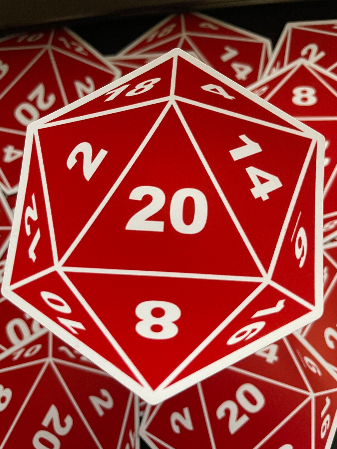 D20 Magnet | 20 Sided Dice Magnet - Etsy
