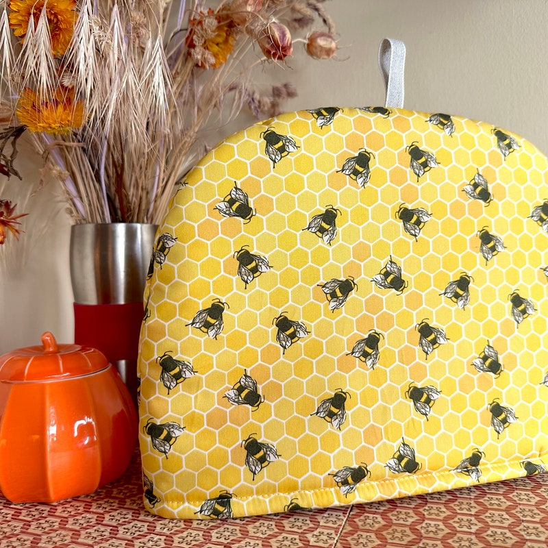 Large Tea Cosy Black - Etsy UK