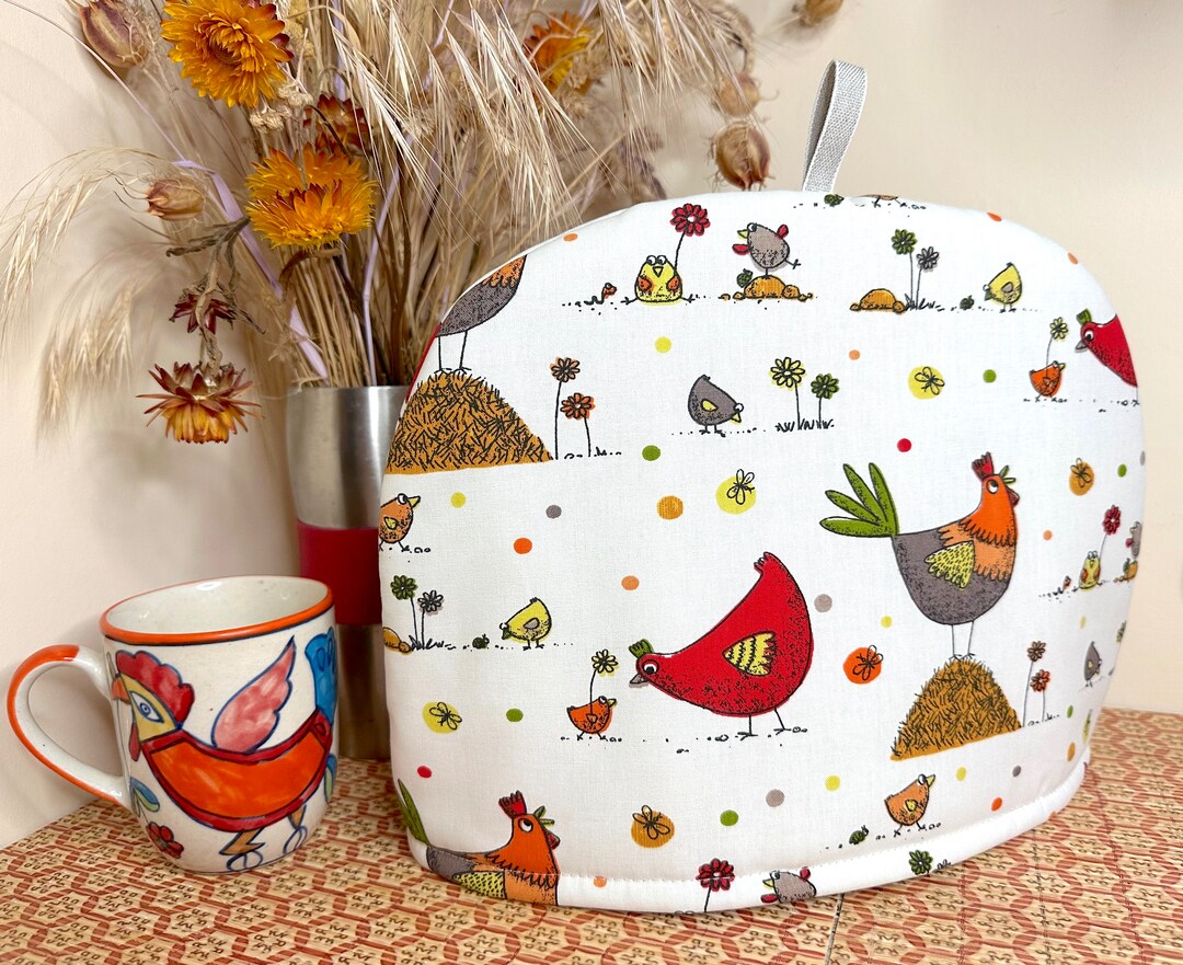 Chicken Tea Cozy, Farm Animals, Tea Cosy for Teapot, Mothers Day Gift ...