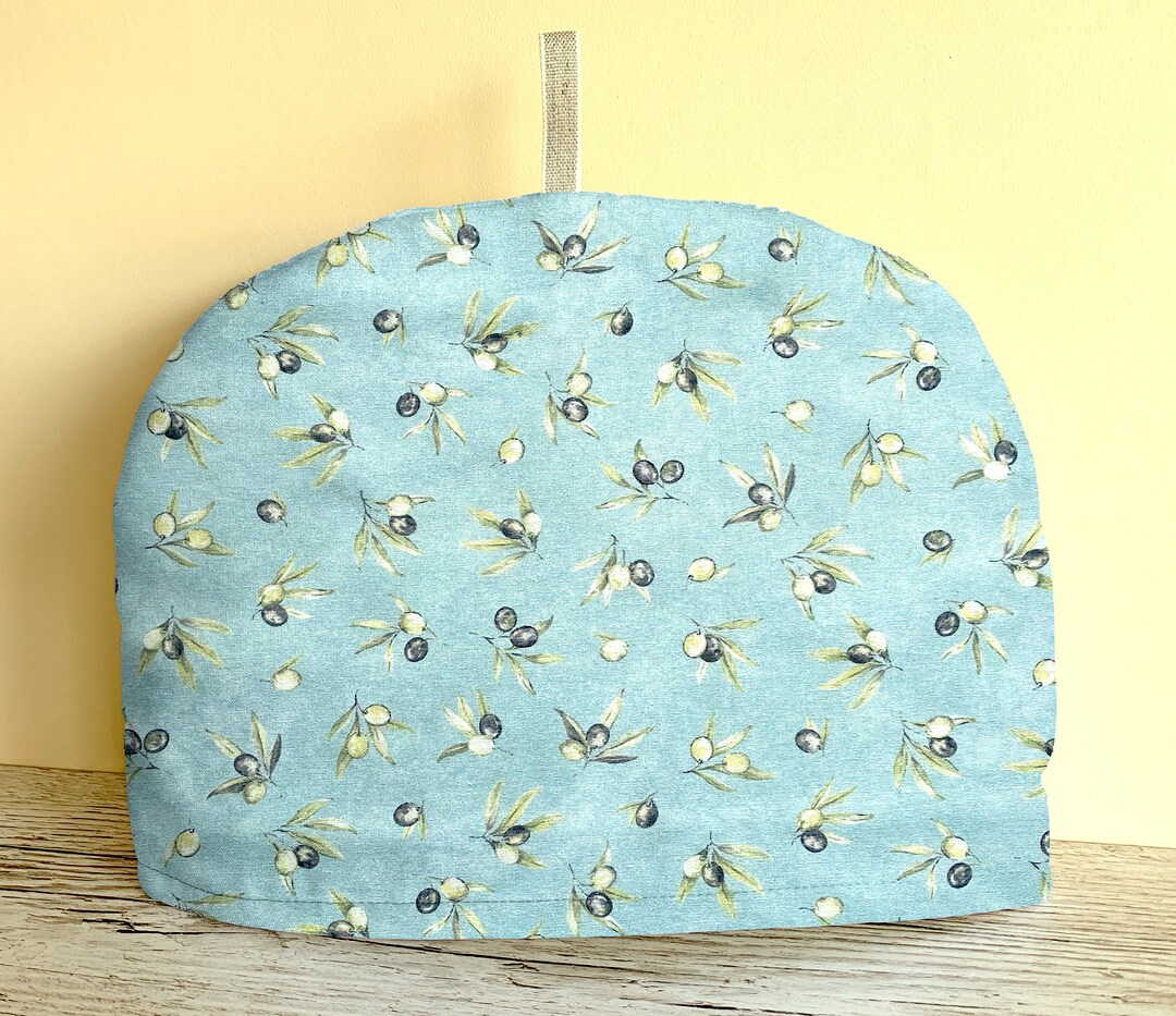Olives on Grey-blue Background Tea Cosy, Tea Cozy for Teapot, Tea Lover ...