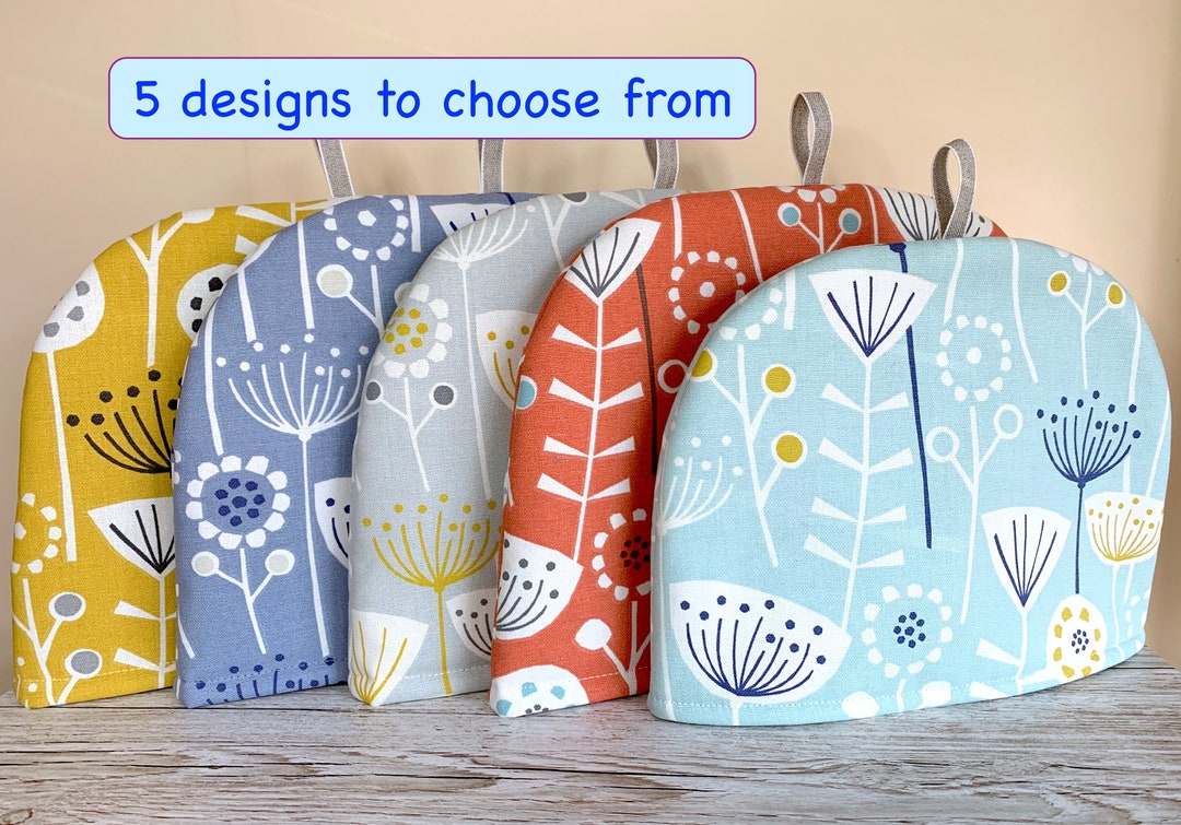 Scandinavian Floral Tea Cosy, Tea Cozy for Teapot, Nordic Style Pattern ...