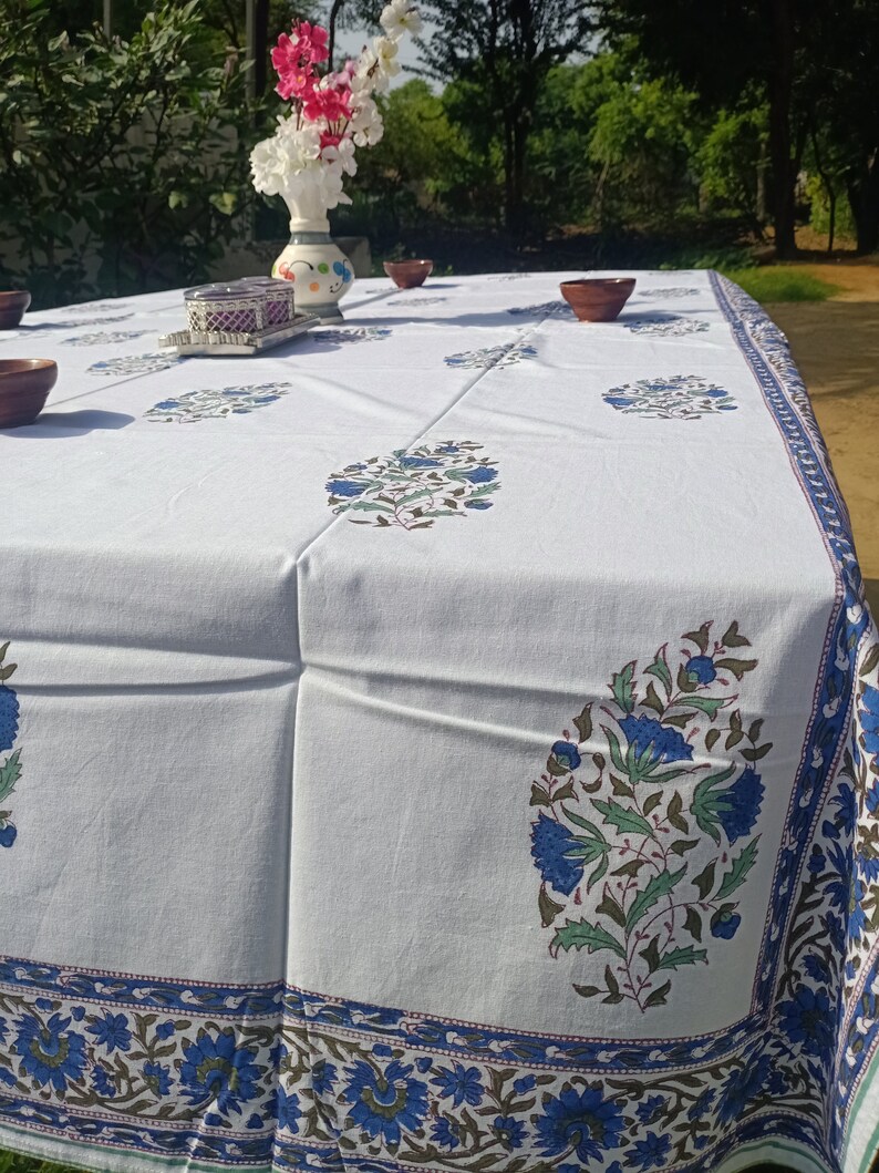 Beautiful White Table Cover Table Linen Soft Floral Pattern - Etsy