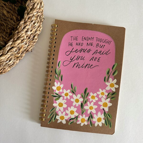 Painted Journal - Etsy