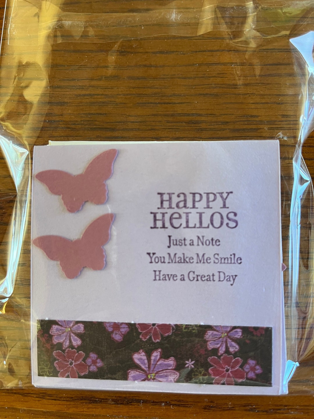 Happy Hello 3x3 Cards With Envelopes - Etsy