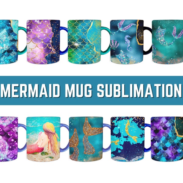 Mermaid Mug - Etsy