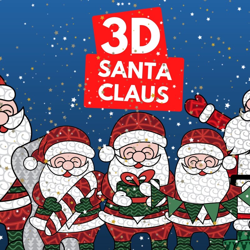 Zentangle Santa - Etsy