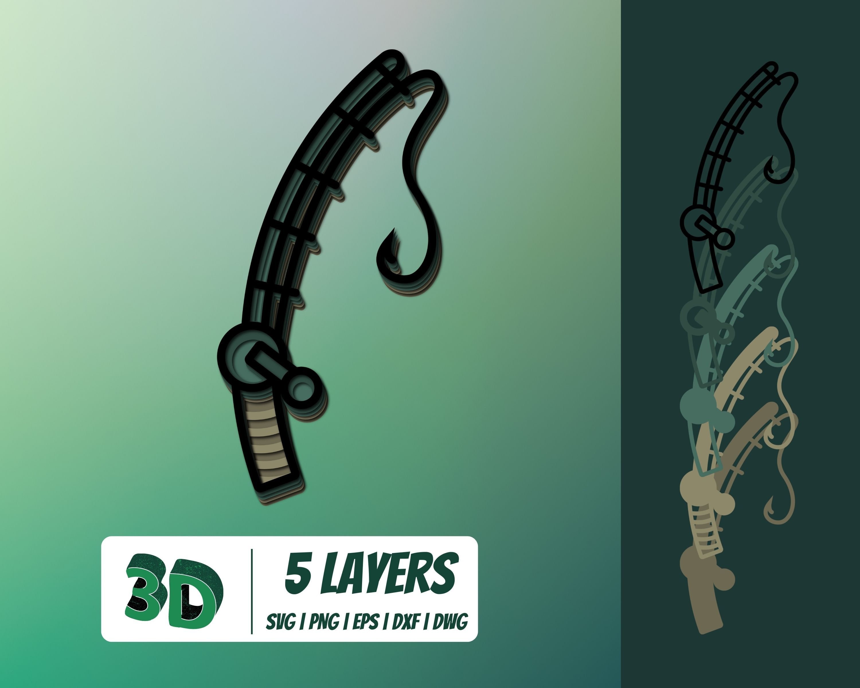 3D Fathers Day SVG Bundle Layered SVG Cut Files Instant - Etsy