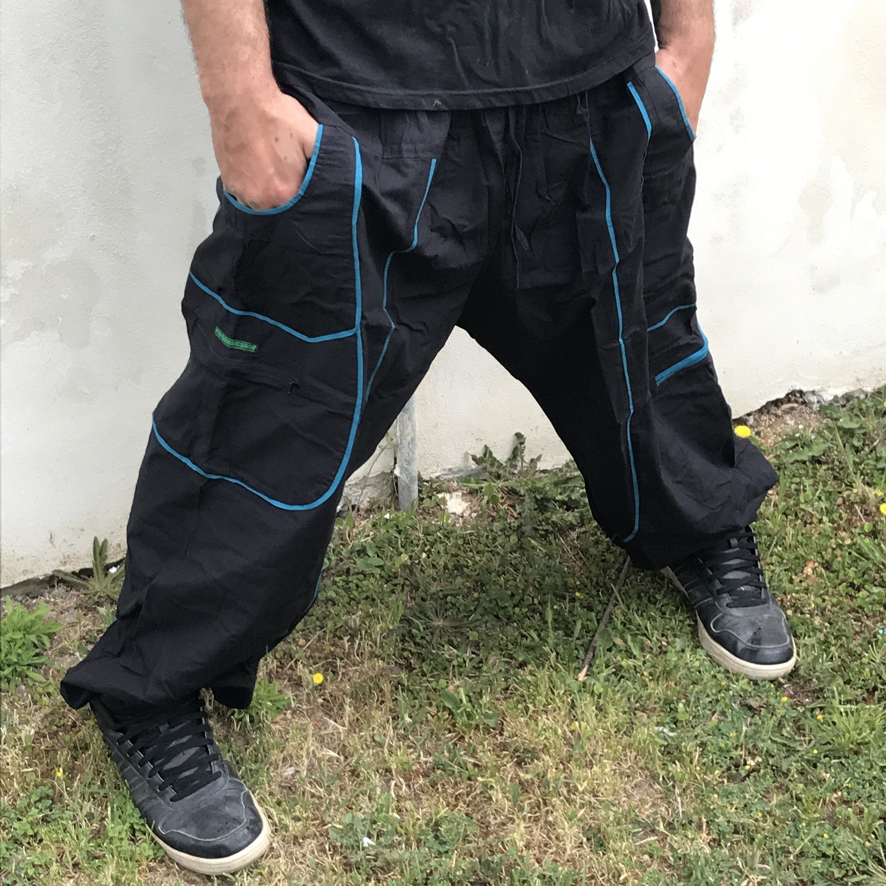 Pantalones de hombre aladdin alibaba harén pantalones goa | Etsy