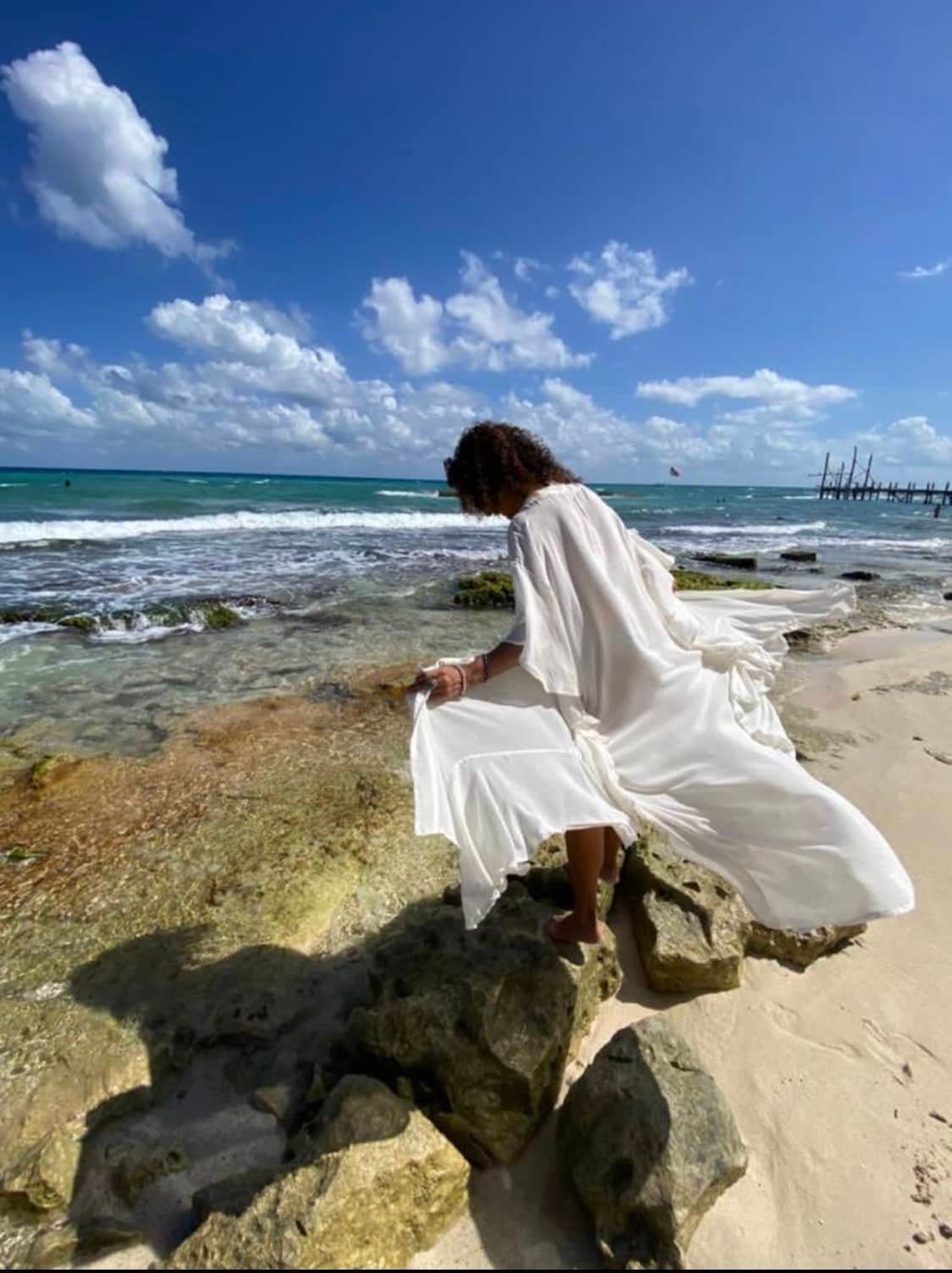 TRANSPARENT COVER UP / Pool Cover up Made of Gauze / Resort Wear for ...