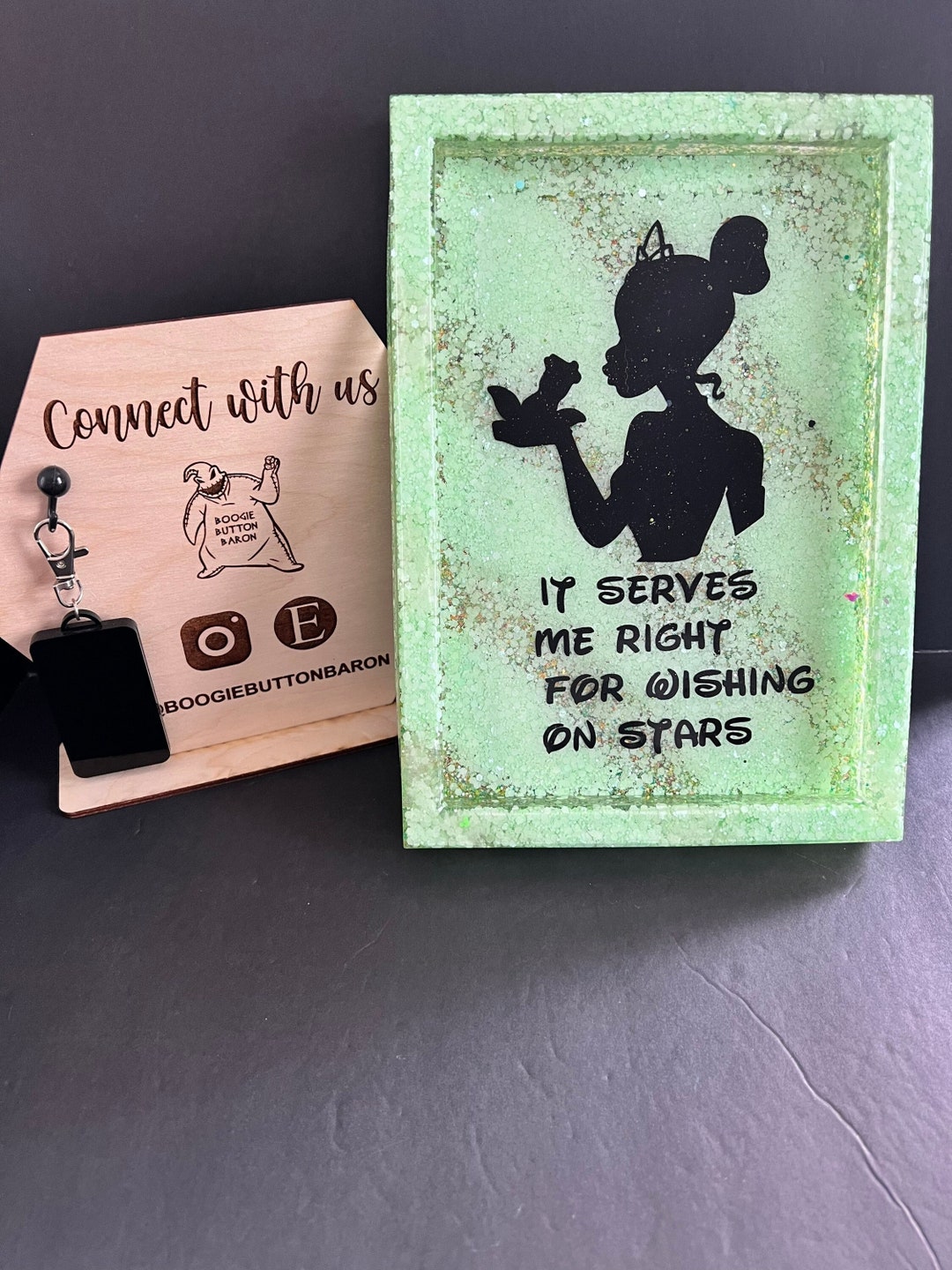 Resin Disney Tray Resin Tray Serving Tray Decorative Tray Jewelry Tray ...