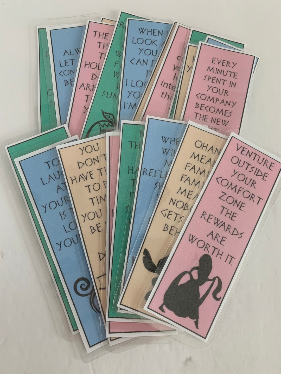 Disney Quote and Character Bookmarks Bookmarks Laminated Bookmark ...