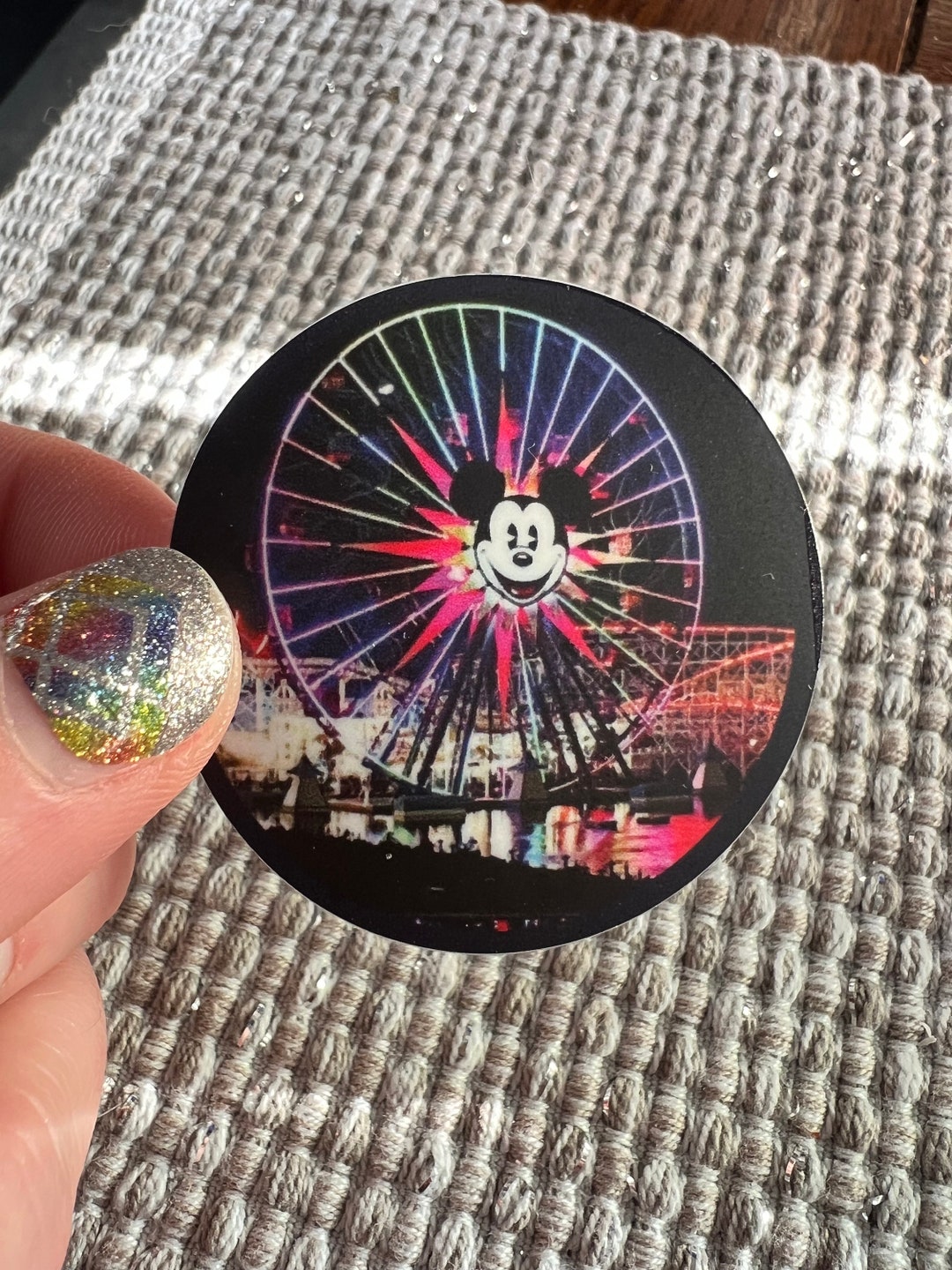 California Adventure Vinyl Stickers Mickey Ferris Wheel Printed Vinyl ...