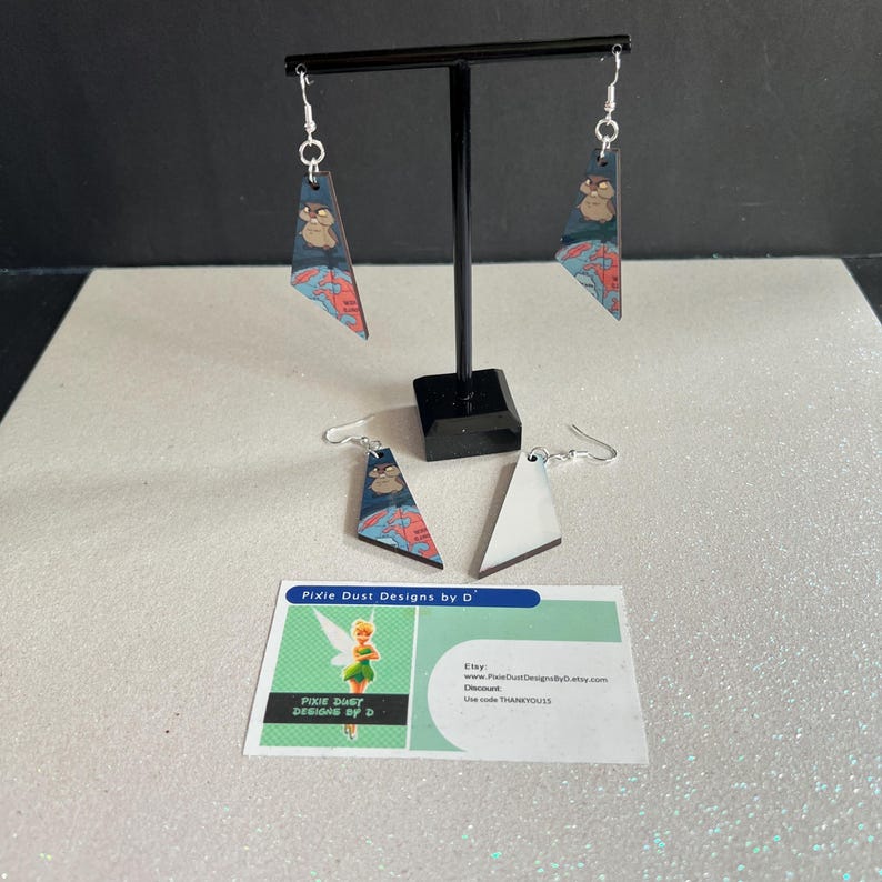 Archimedes Owl Earrings: the Sword in the Stone Sterling Silver - Etsy