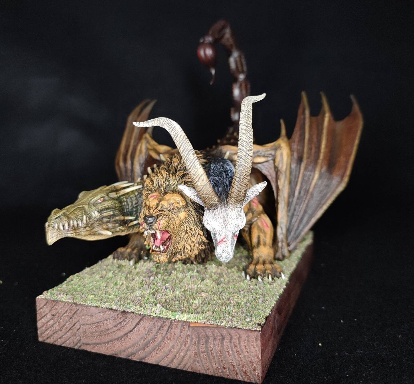 Dragon Miniature, Chimera Miniature - Etsy