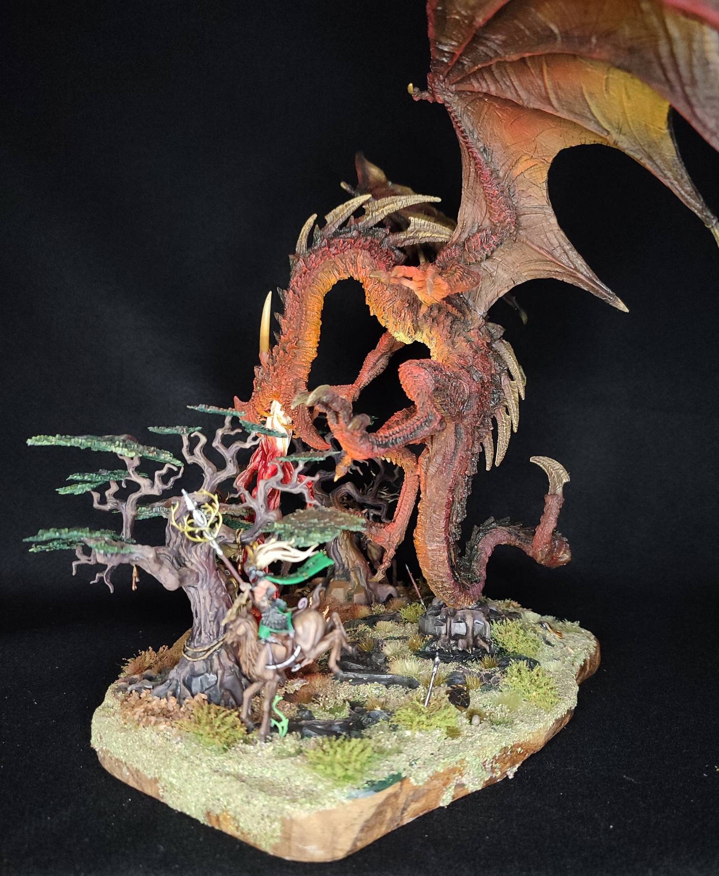 Red Dragon, Dungeons & Dragons Miniatures - Etsy