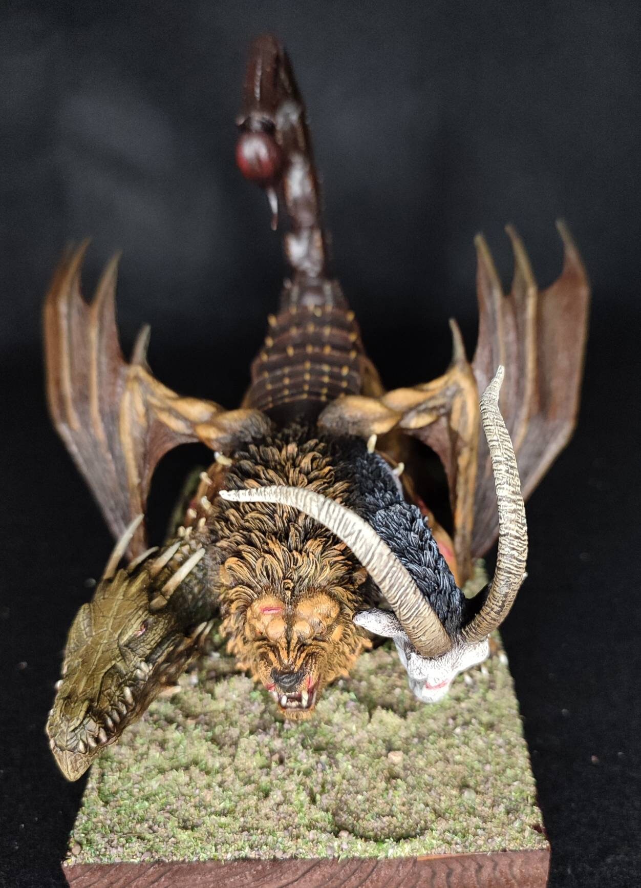 Dragon Miniature, Chimera Miniature - Etsy