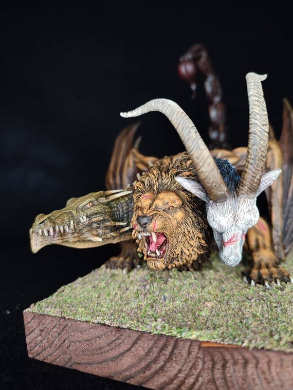 Dragon Miniature Chimera Miniature | Etsy