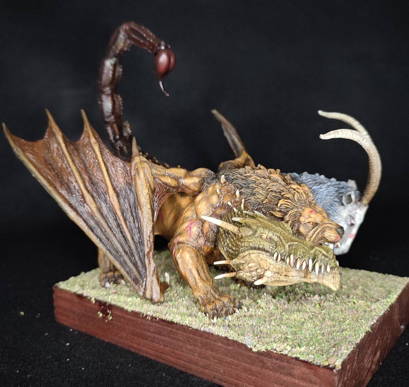 Dragon Miniature, Chimera Miniature - Etsy